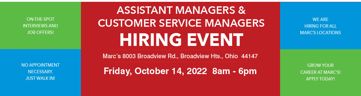 Marc's | MGI Employment Application